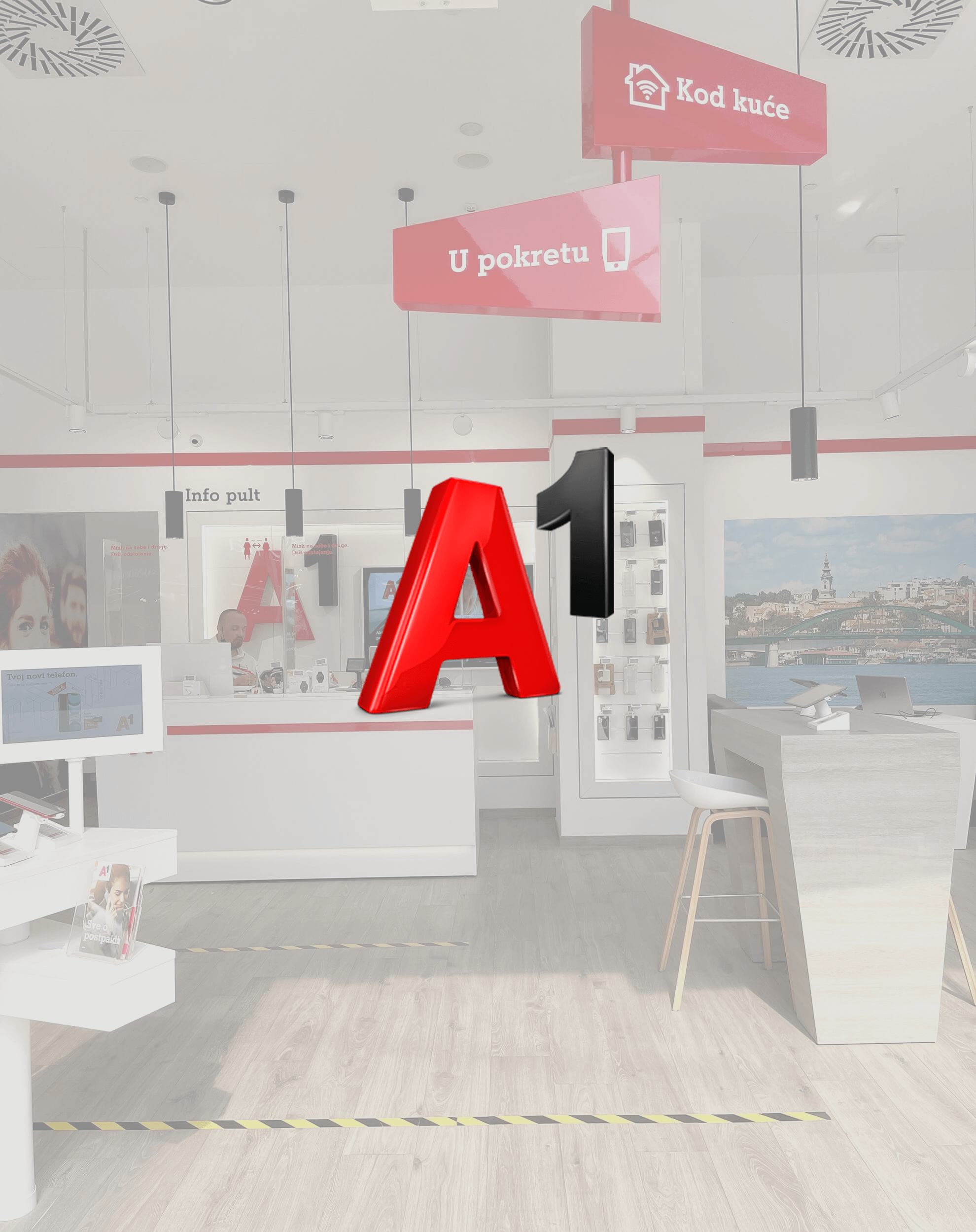 A1 Srbija - Digital Signage Srbija - Algotech - Ekrani